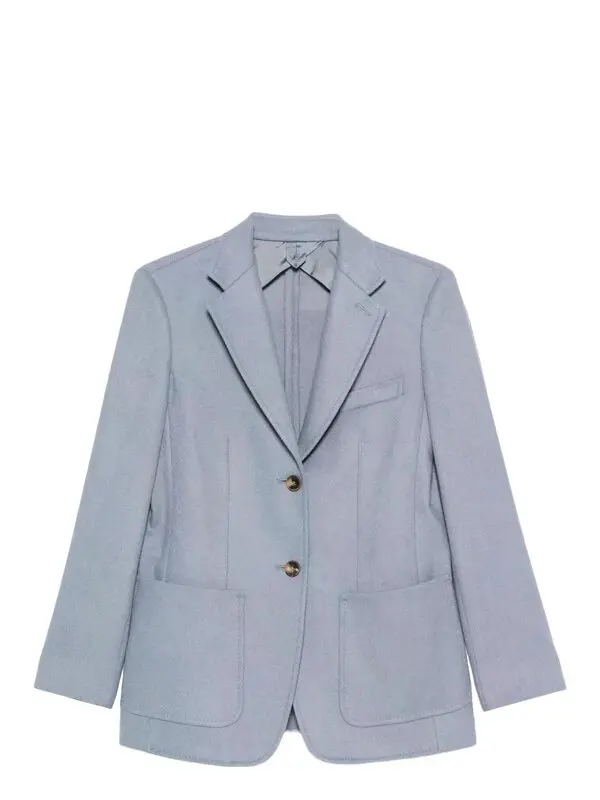 Max Mara Single-breasted Blazer - Blue