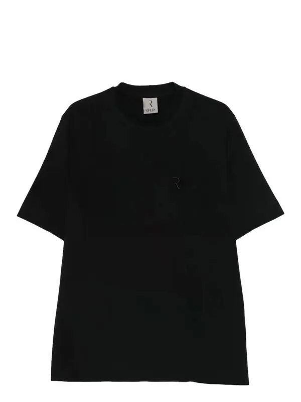RHUN Crew-neck Cotton T-shirt - Black