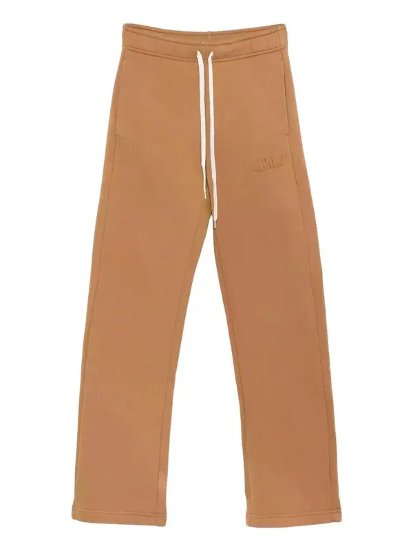 AUTRY Logo-embroidered Drawstring Sweatpants - Brown