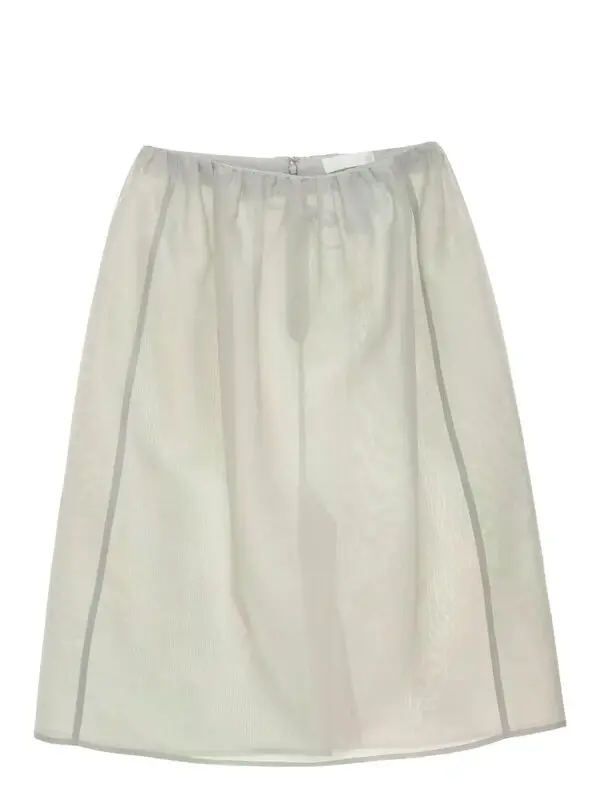 AMOMENTO Shirring Skirt - Neutrals