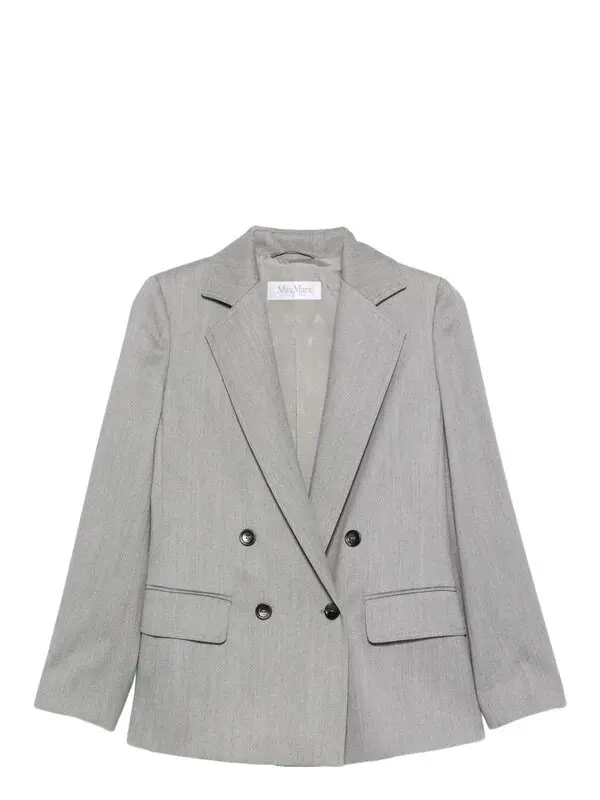 Max Mara Double-breasted Blazer - Grey