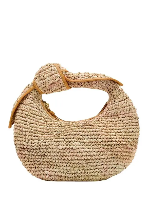 Poolside Knotted Raffia Tote - Neutrals