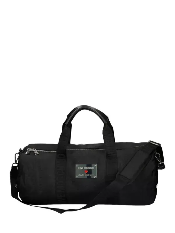 Moschino Logo-plaque Holdall - Black