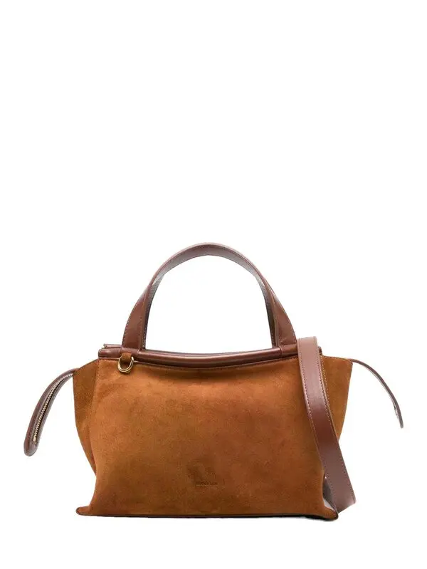 WANDLER Small Debossed-logo Tote - Brown