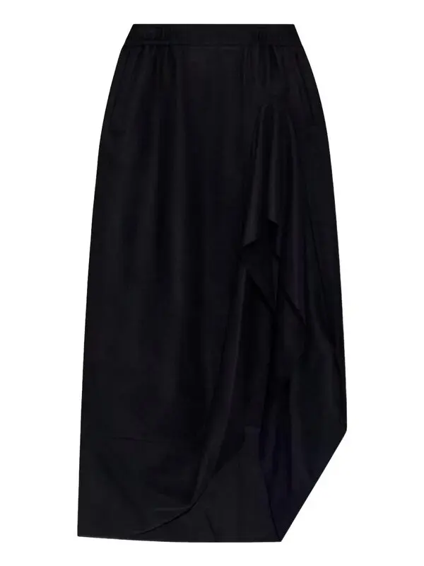 VIVIENNE WESTWOOD Ruffled Asymmetrical Skirt - Black