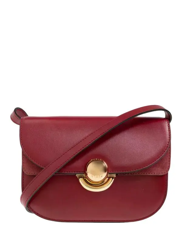Furla Leather Shoulder Bag - Red