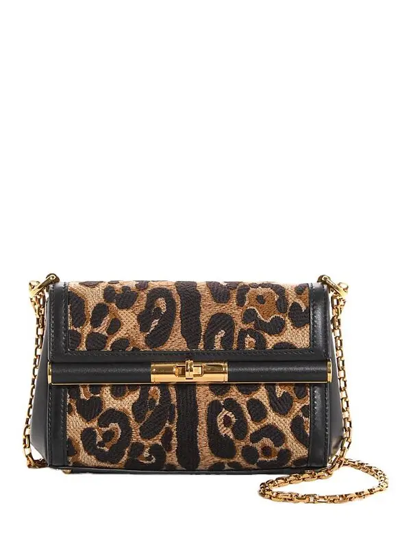 Dolce & Gabbana Marlene Shoulder Bag - Leopard/black