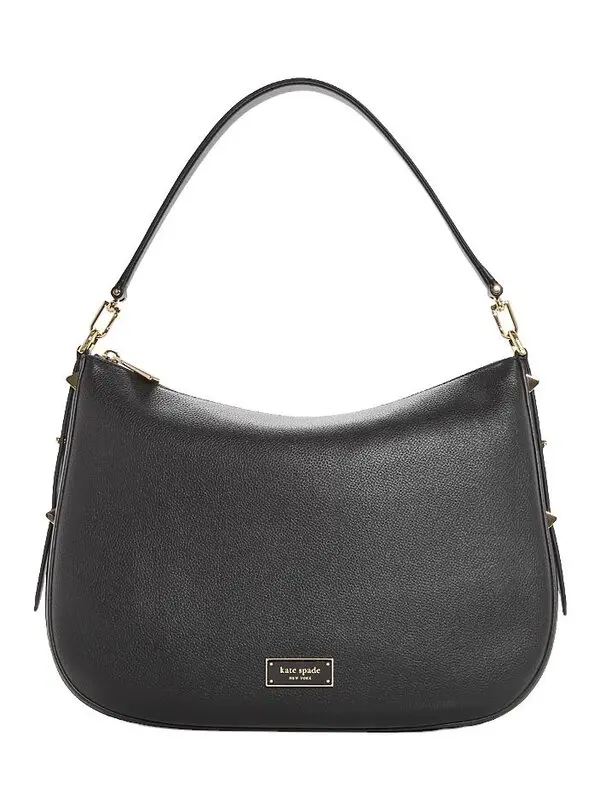 Kate Spade New York Liv Leather Hobo Shoulder Bag - Black