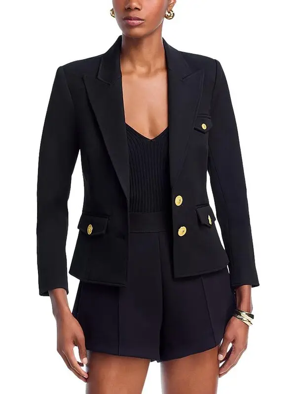 L'Agence Wylla Structured Blazer - Black