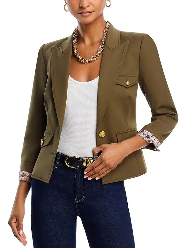 L'Agence Wylla Structured Blazer - Pine Multi
