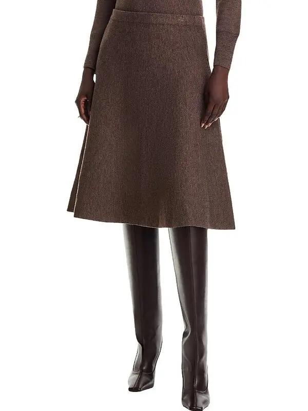Kobi Halperin Arielle Midi Skirt - Brown