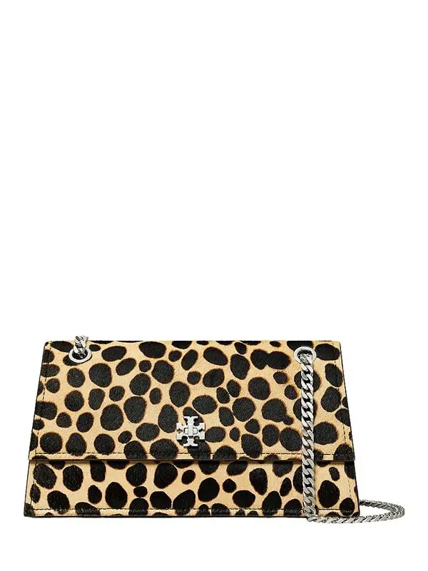 Tory Burch Kira Turnlock Calf Hair Shoulder Bag - Trench