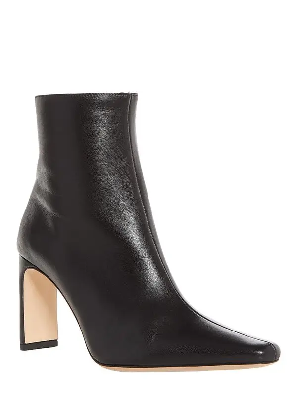 Staud Wally High Heel Ankle Boots - Black
