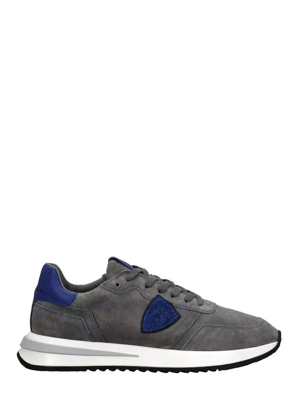 Philippe Model Suede Panelled Sneakers - Grey