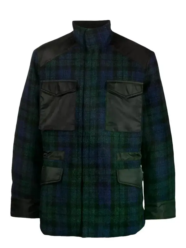 MAHARISHI Tartan-check Bomber Jacket - Green