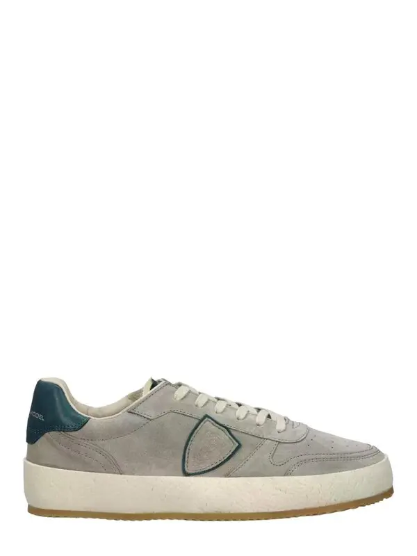 Philippe Model Leather Low-top Sneakers - Grey