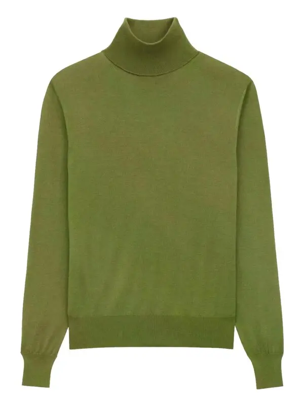 Saint Laurent Turtleneck Sweater - Green