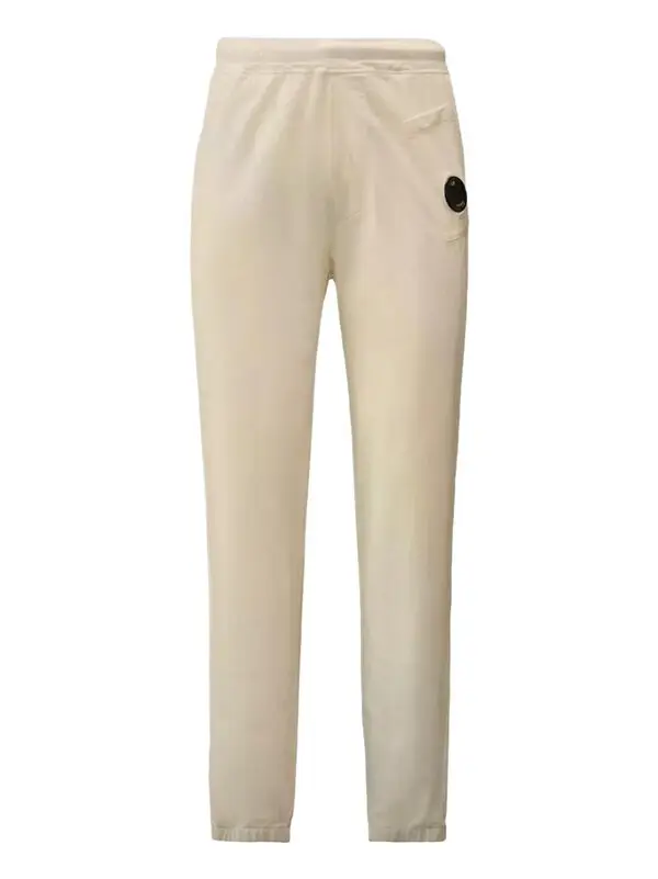 C.P. COMPANY Pocket-detail Drawstring Trousers - White