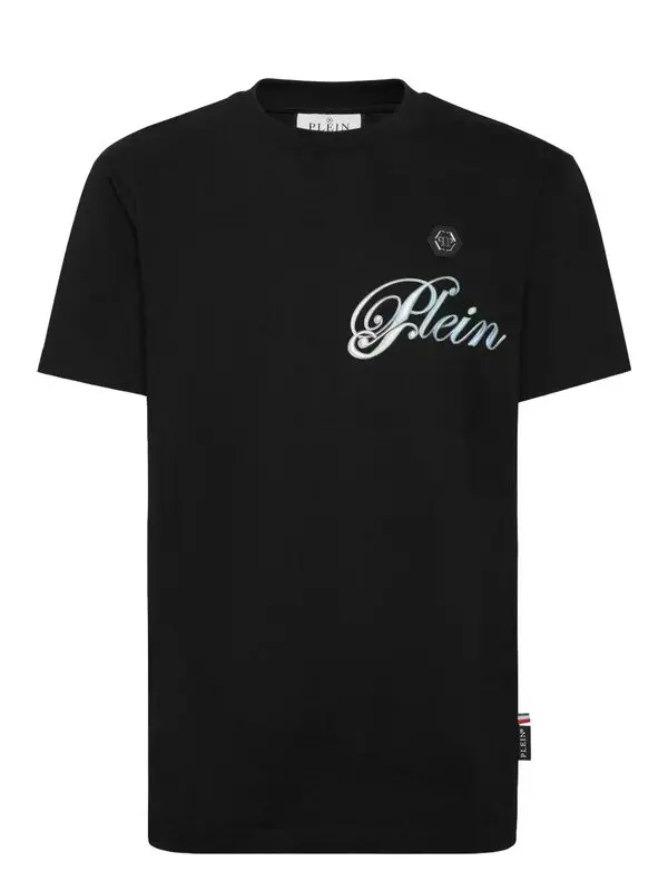 Philipp Plein Skull-print Cotton T-shirt - Black
