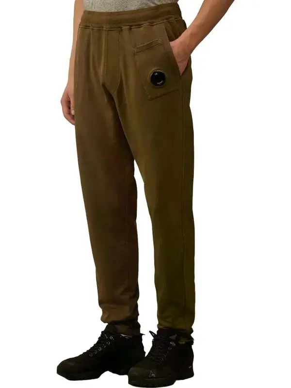 C.P. COMPANY Pocket-detail Drawstring Trousers - Brown