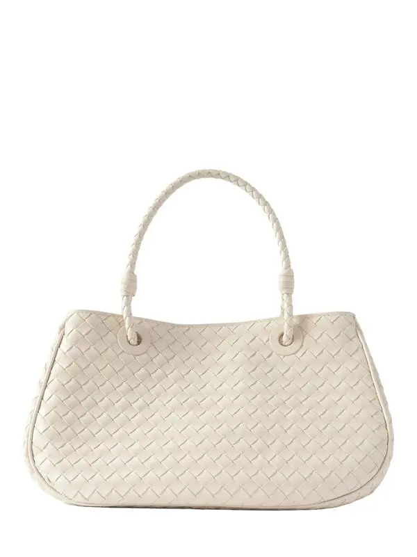 Bottega Veneta Basket Medium Intrecciato Leather Tote - Neutrals