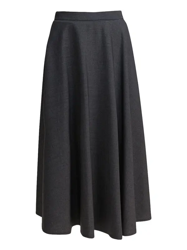 SEMPER Tailored Long Skirt - Grey