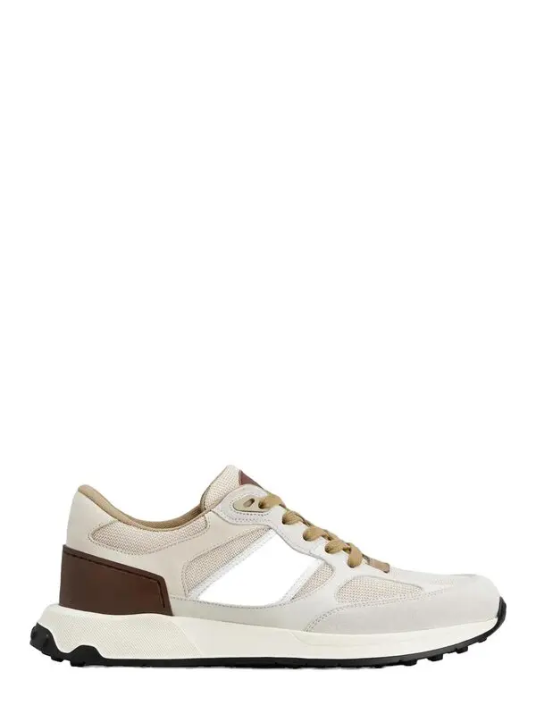TOD'S Sneakers In Suede And Smooth Leather - Beige
