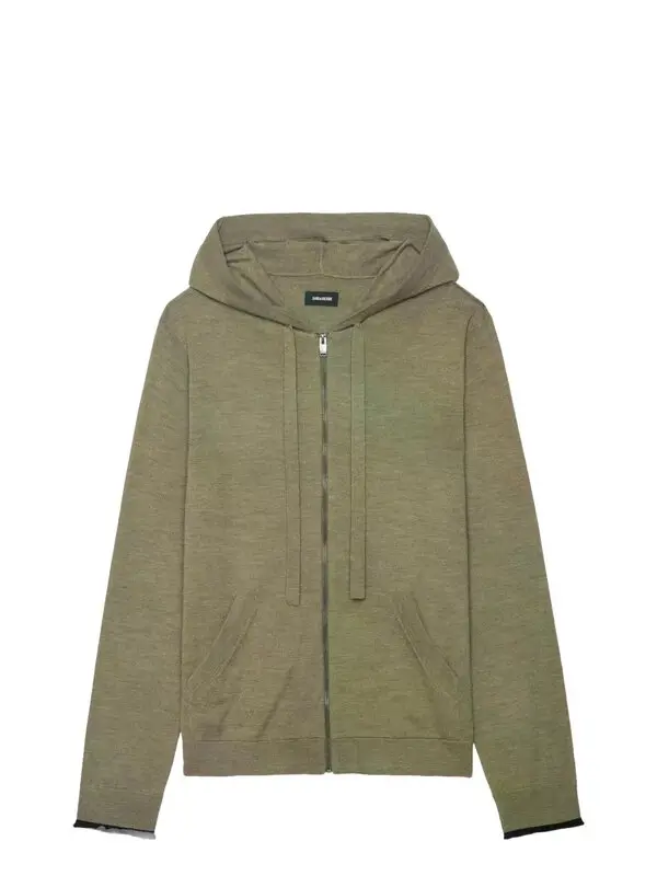 Zadig&Voltaire Clash Zip-up Hoodie - Green