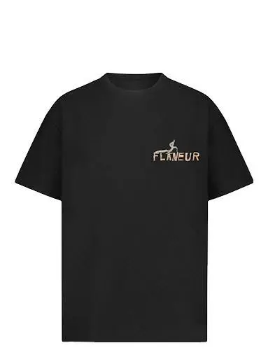 FLANEUR Passage Of Time T-shirt - Black