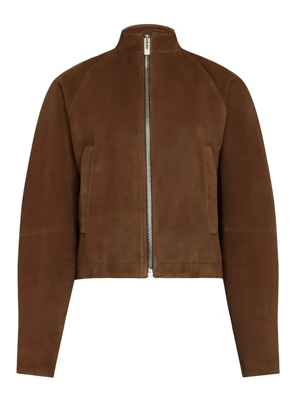 Alaïa Suede Jacket - Beige