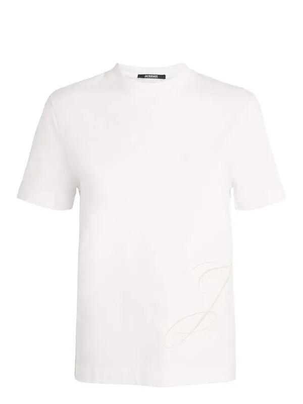 Jacquemus Cotton J T-shirt - White