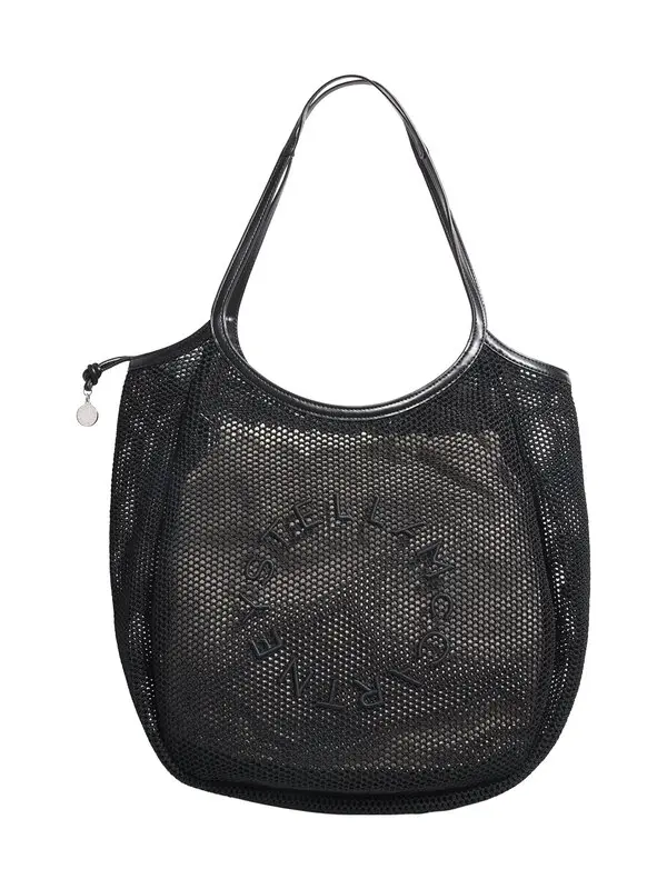 Stella McCartney Mesh Logo Tote Bag - Black