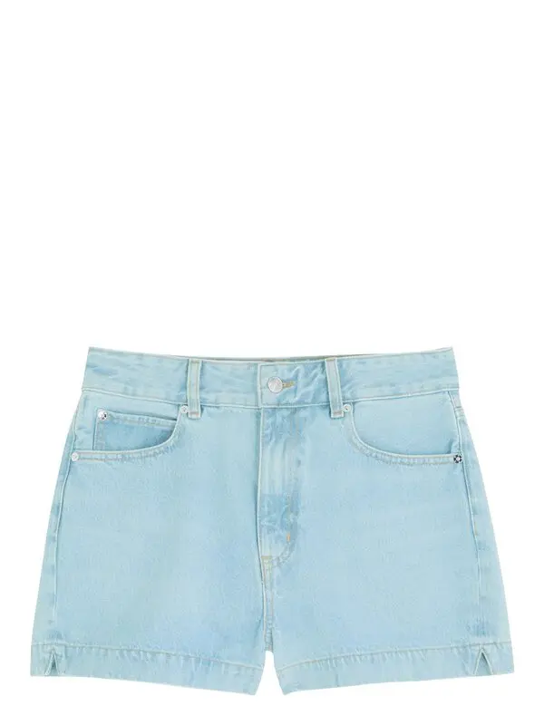 FRAME The Charm Denim Shorts - Blue