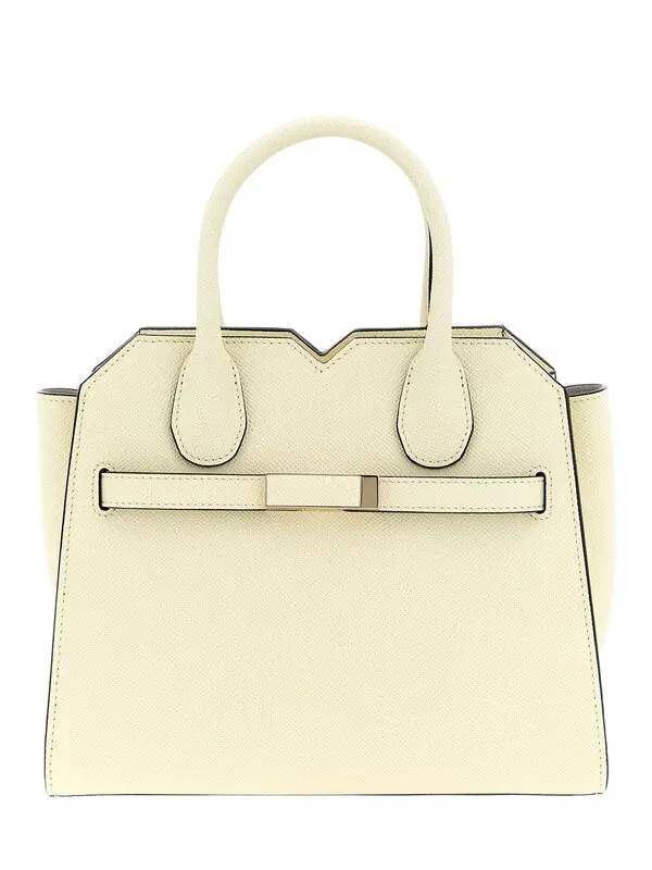 VALEXTRA Milano Mini Handbag - Beige