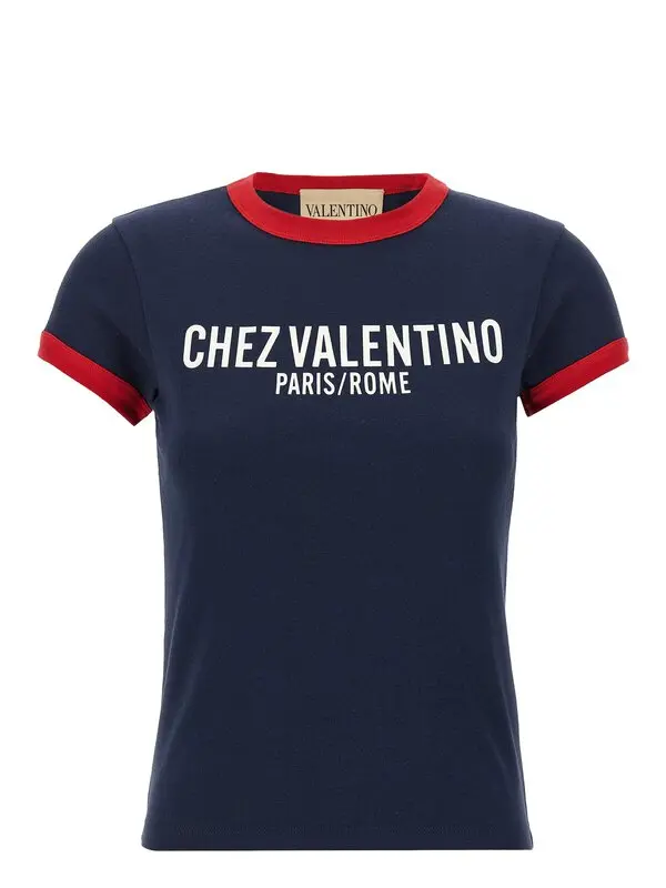 Valentino Garavani Chez T-shirt - Blue