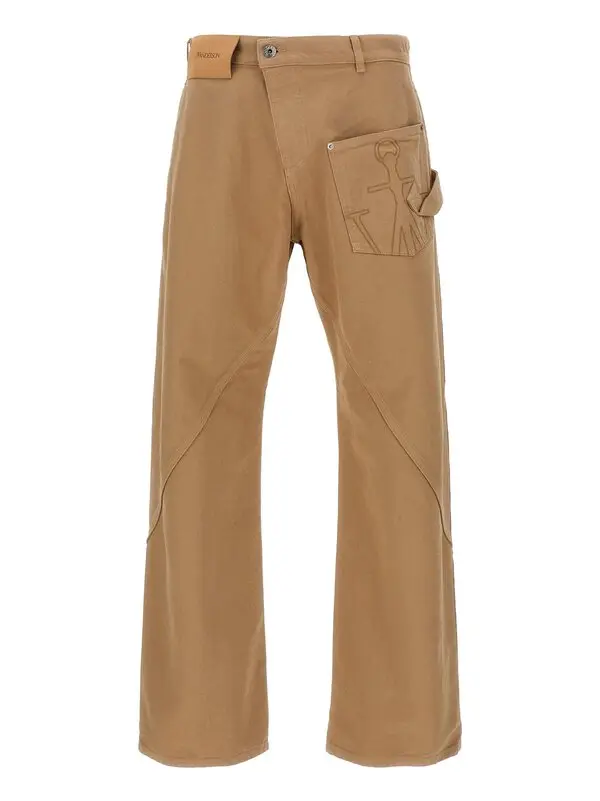 J.W.ANDERSON Twisted Workwear Pants - Beige