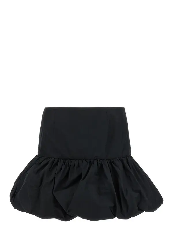 ROTATE BY BIRGER CHRISTENSEN Mini Balloon Skirt - Black