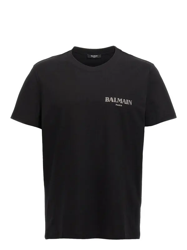 Balmain Logo T Shirt - Multicolor