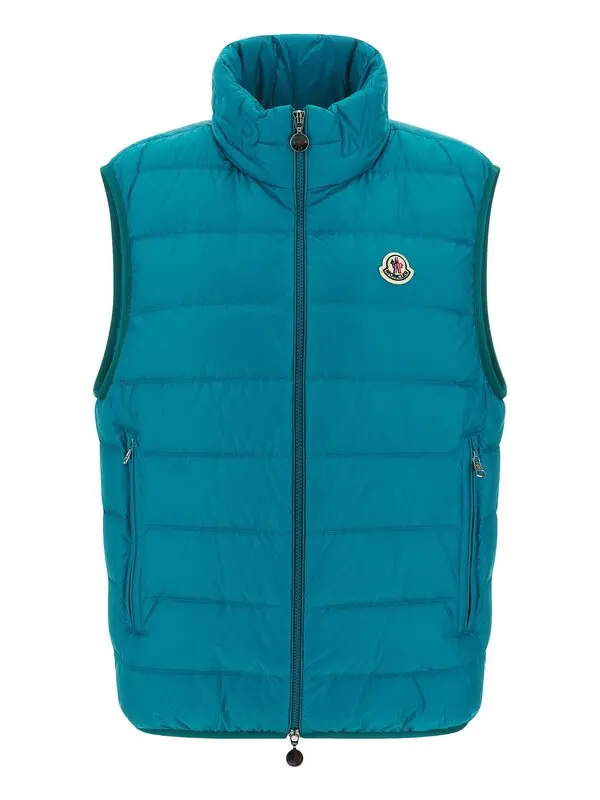 Moncler Rocoque Quilted Vest - Light Blue