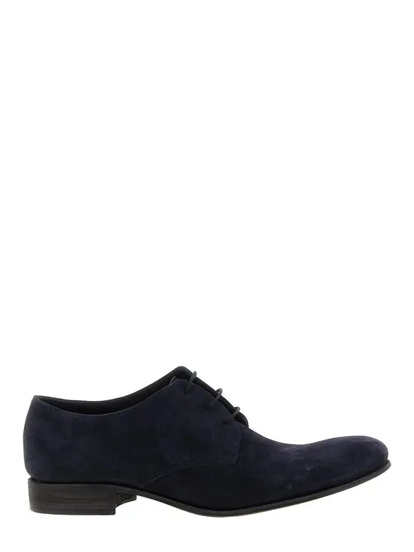 JULIAN Suede Lace-up Shoes - Blue