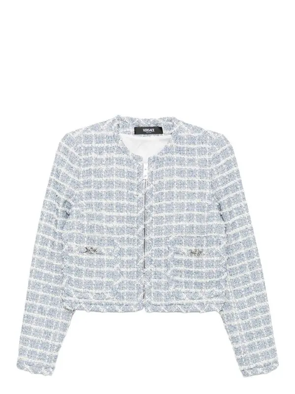 Versace Tweed Jacket - Blue