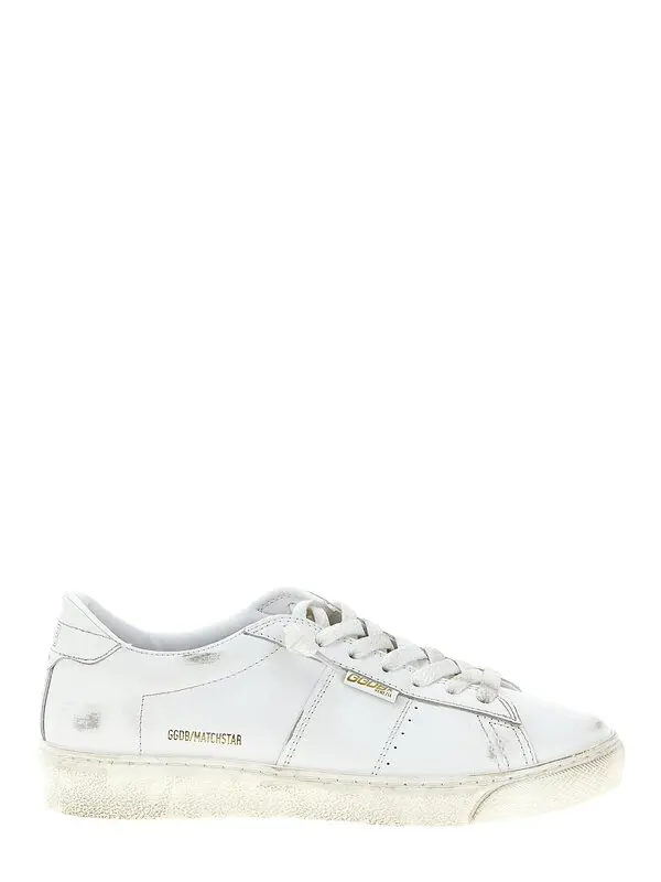 GOLDEN GOOSE Matchstar Leather Sneakers - White