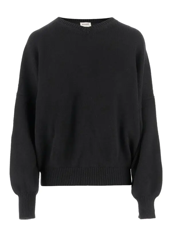 Khaite Wolfe Cashmere Jumper - Black