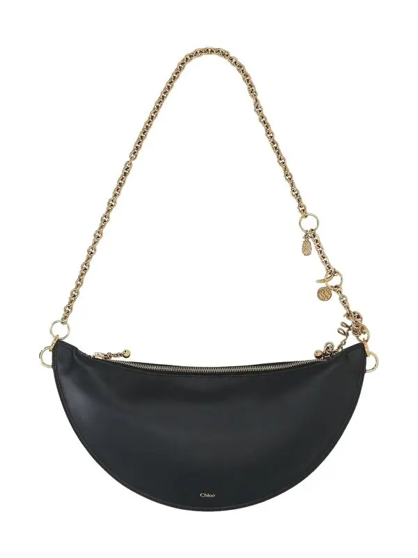 Chloé Icons Leather Shoulder Bag - Black