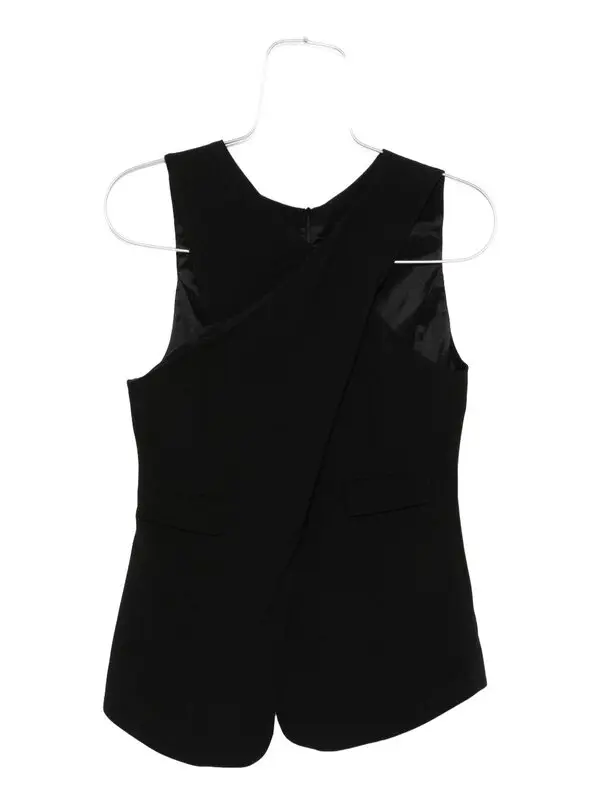 Emporio Armani Wrapped Top - Black
