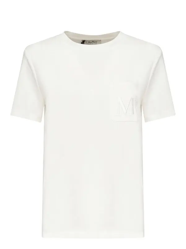 Max Mara Cotton T-shirt - White