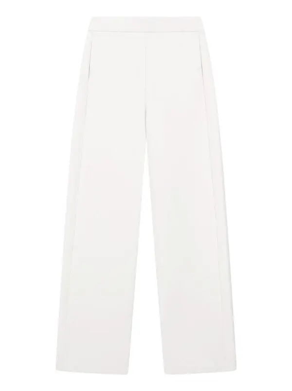 Emporio Armani Straight Leg Trousers - Ivory