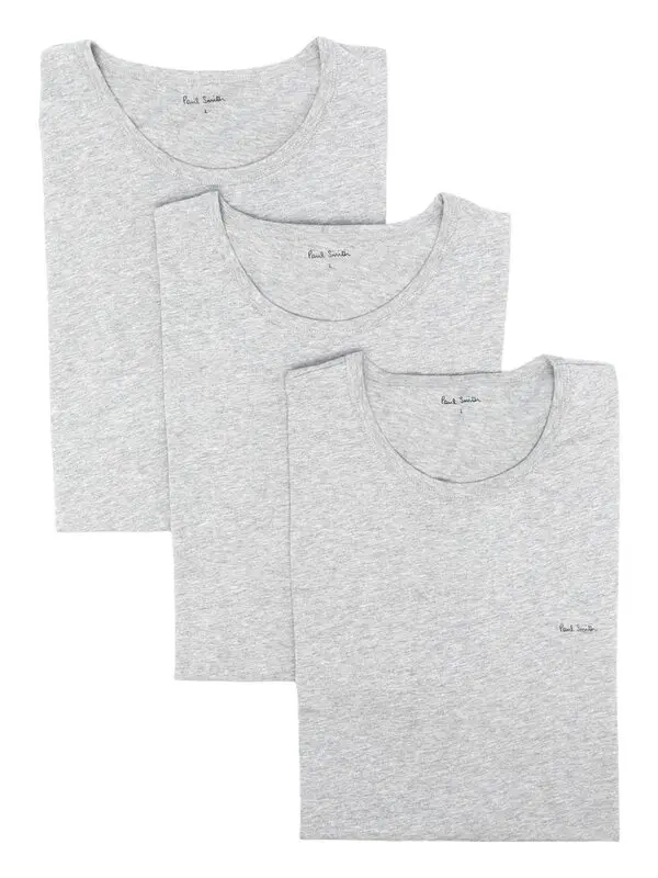 Paul Smith Cotton T Shirt 3pack - Grey
