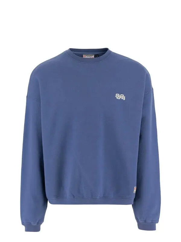 SUMMER GAMES Cotton Logo Sweatshirt - Blue