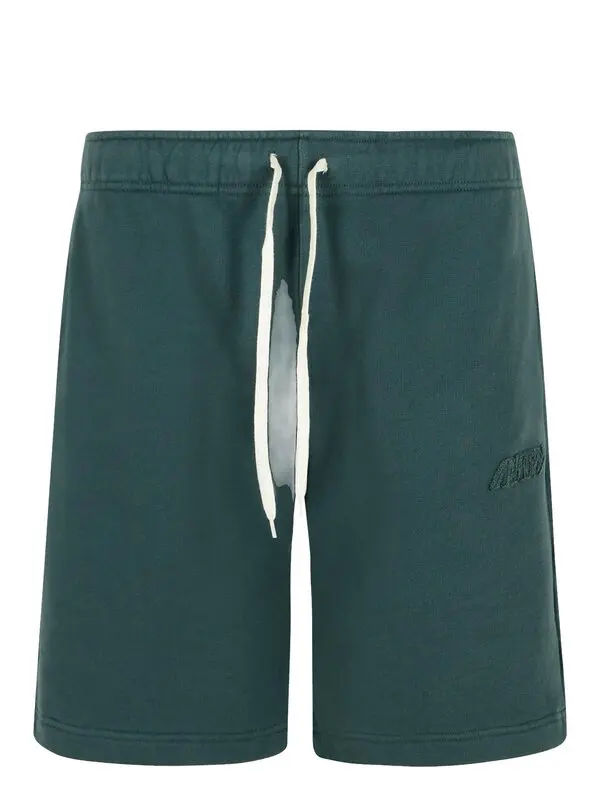 AUTRY Cotton Bermuda Shorts - Green